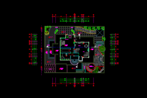 Villa Plan 01 – Dwg - DWG Arşiv